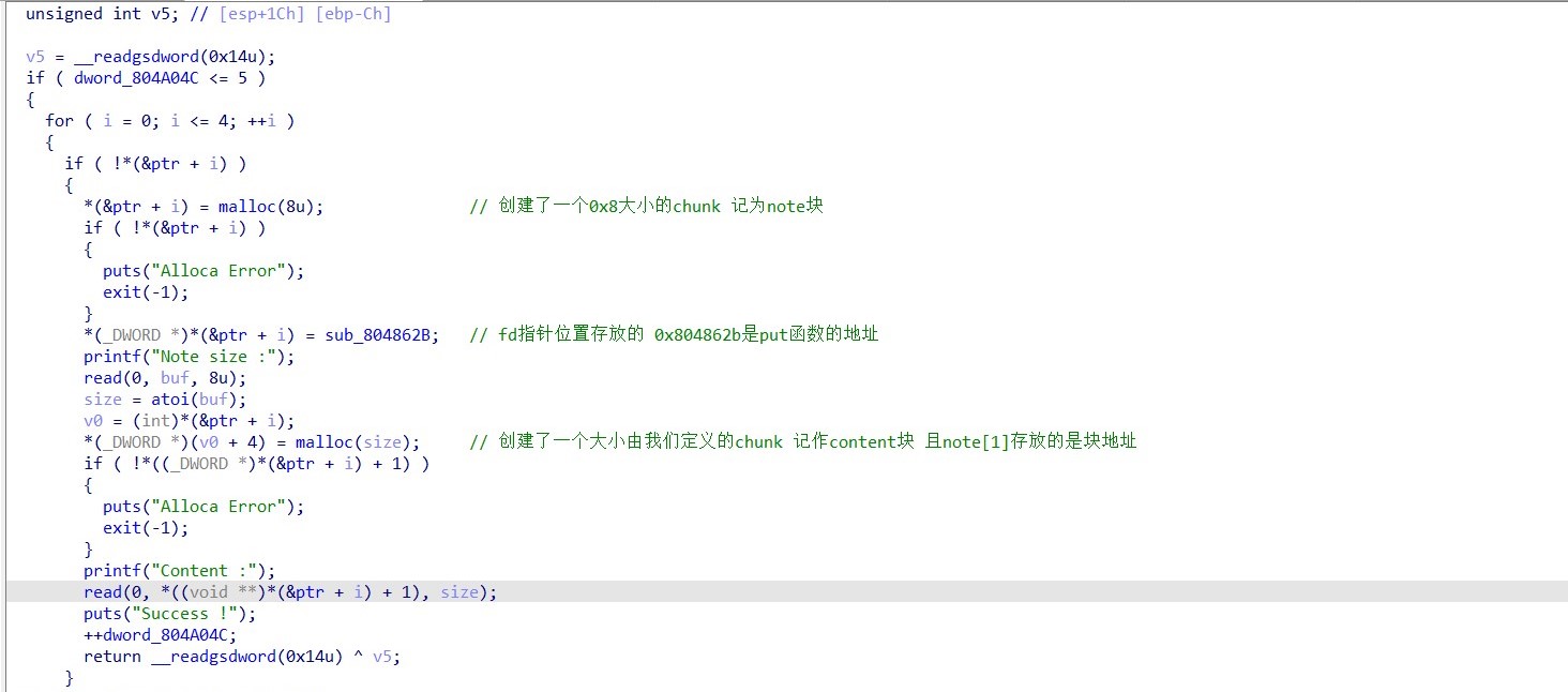 BUUCTF-pwnable_hacknote | s4ndw1ch's Blog