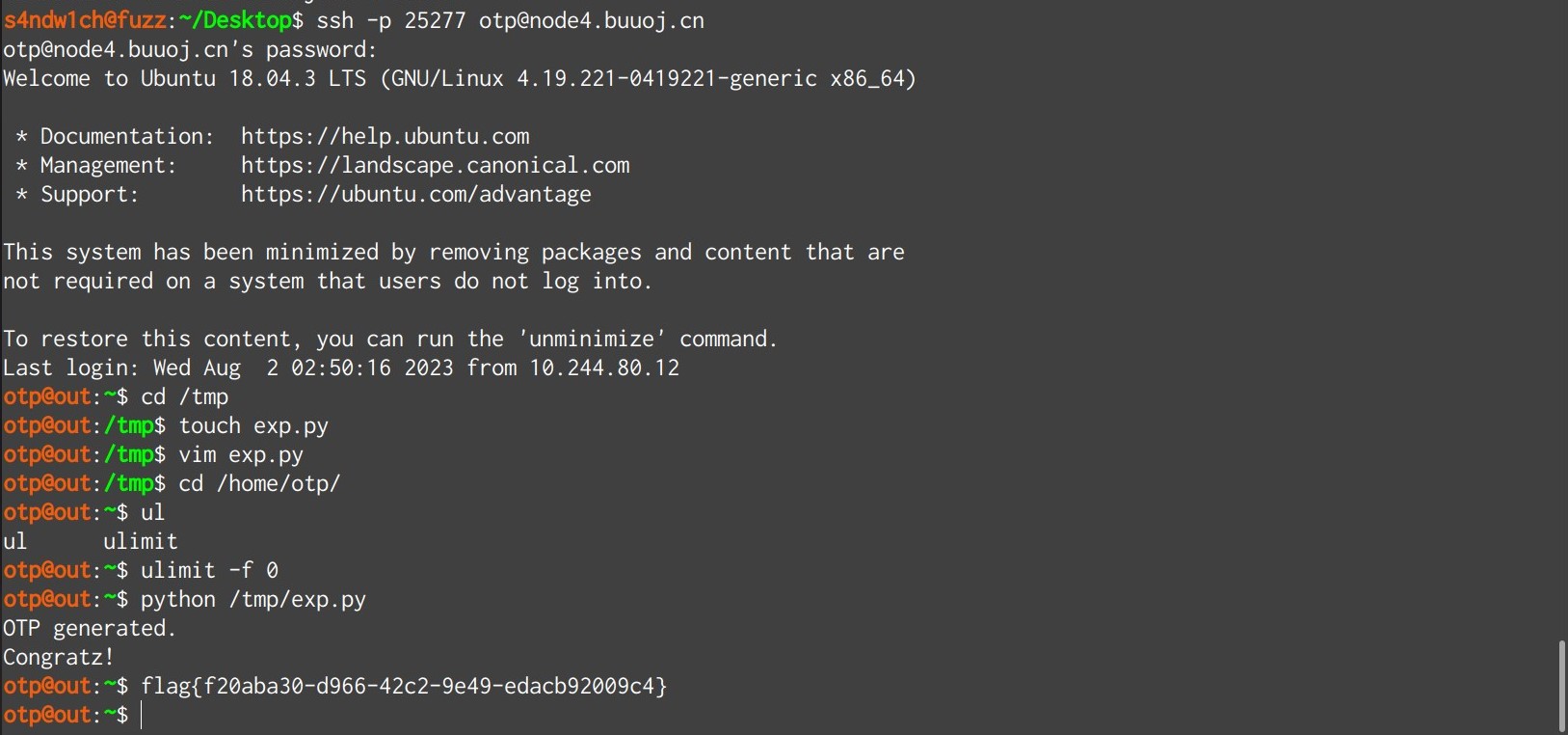 pwnable.kr_exploitable(_bss_start泄露_IO_2_1_stdout_地址) | s4ndw1ch's Blog